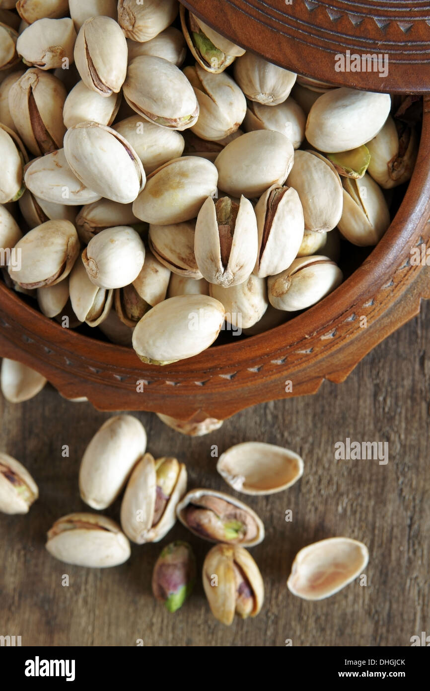 Roasted pistachio nuts a popular nut from the Middle East Stock Photo ...