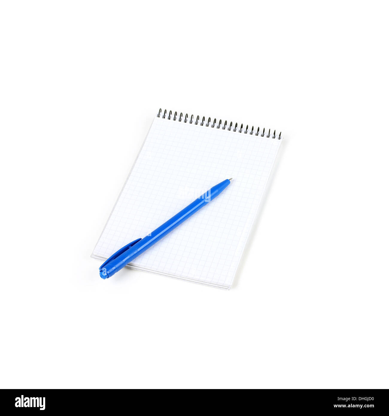 Open diary pen calculator Cut Out Stock Images & Pictures - Alamy