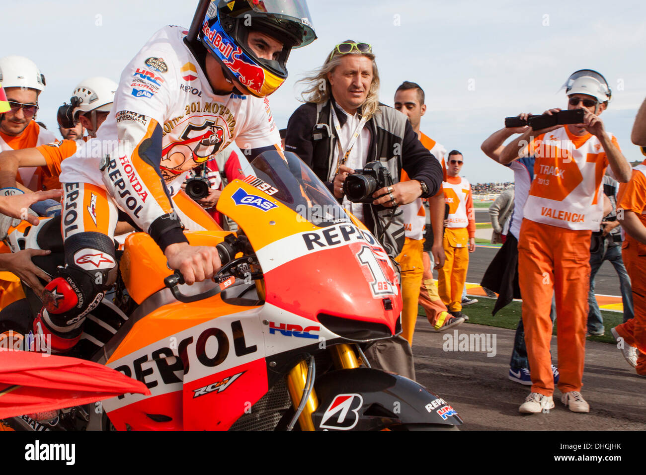 Cheste, Spain. 10th Nov, 2013. Marc Marquez (SPA) Repsol Honda Team ...