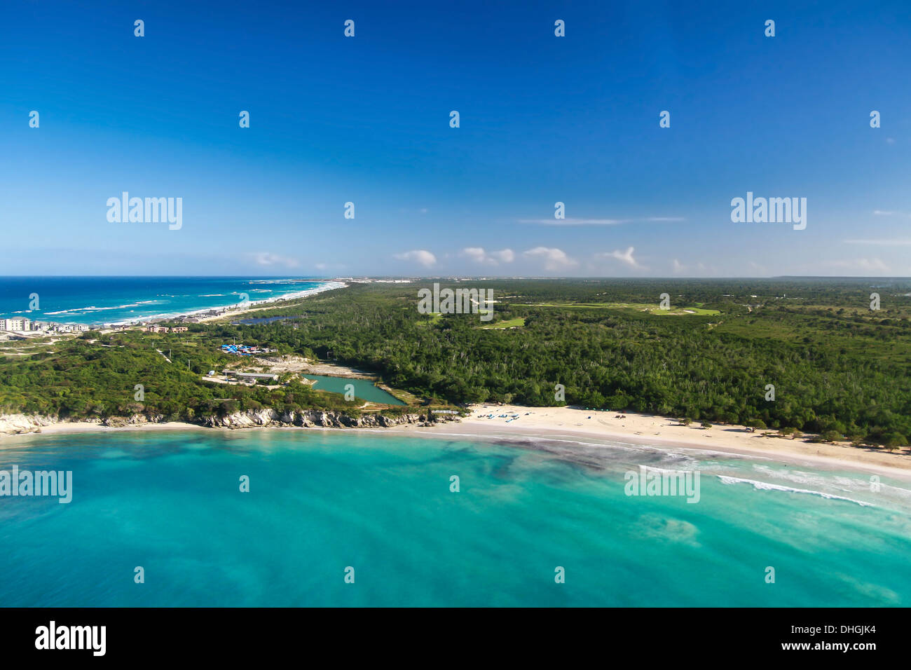 Atlantic Ocean from helicopter view Stock Photo - Alamy