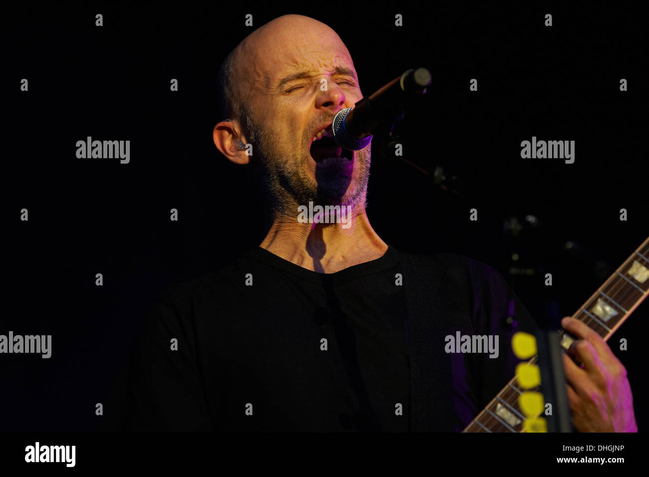 Moby in concert, Moby live on stage Stock Photo - Alamy