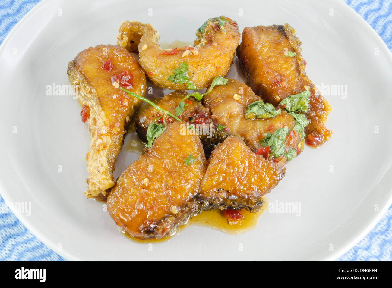 Fish chili sauce are food of Thailand Stock Photo - Alamy