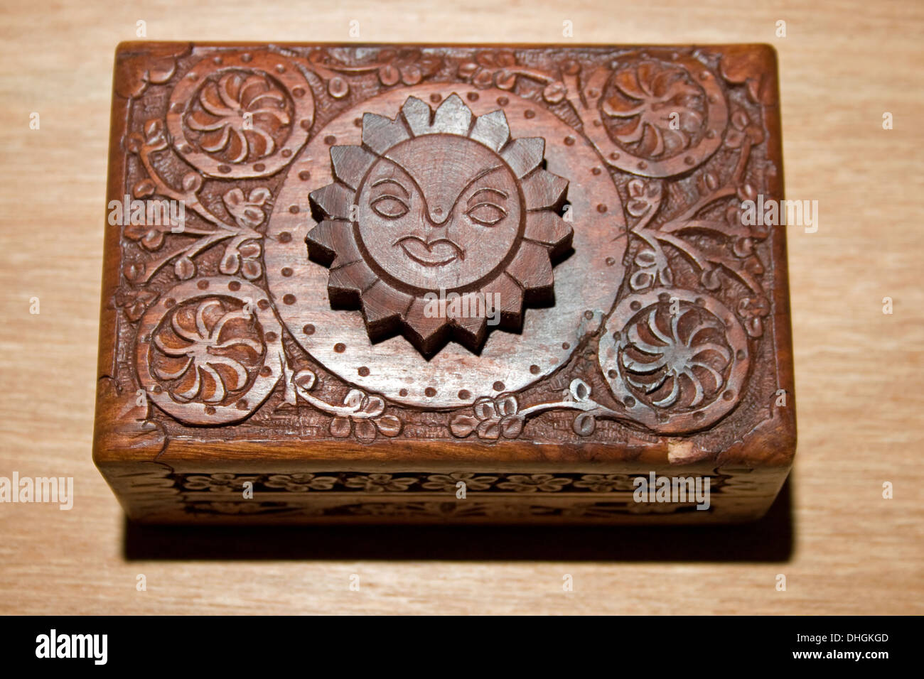 Wooden tarot box hi-res stock photography and images - Alamy