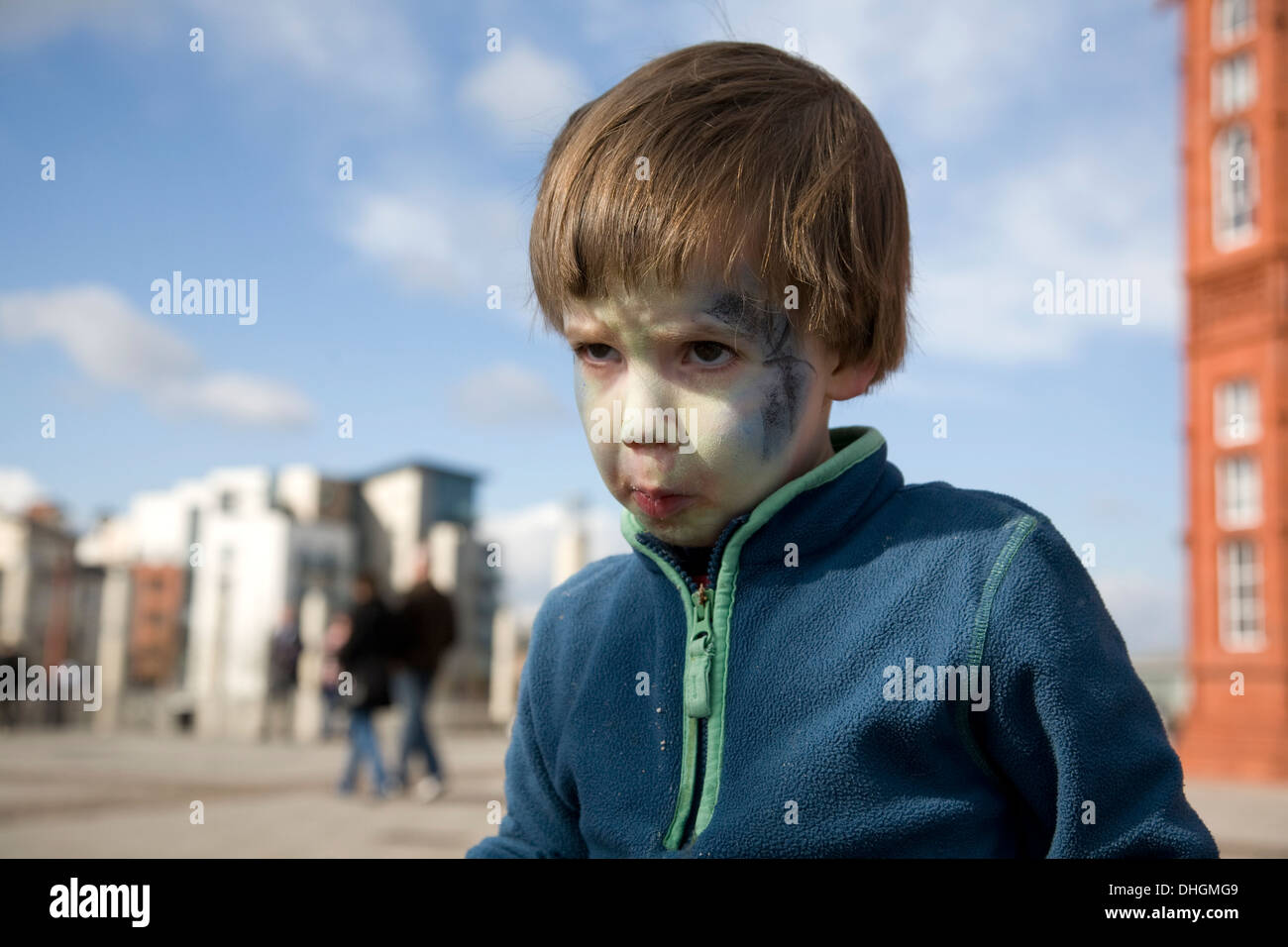 zombie, child make-up Stock Photo - Alamy