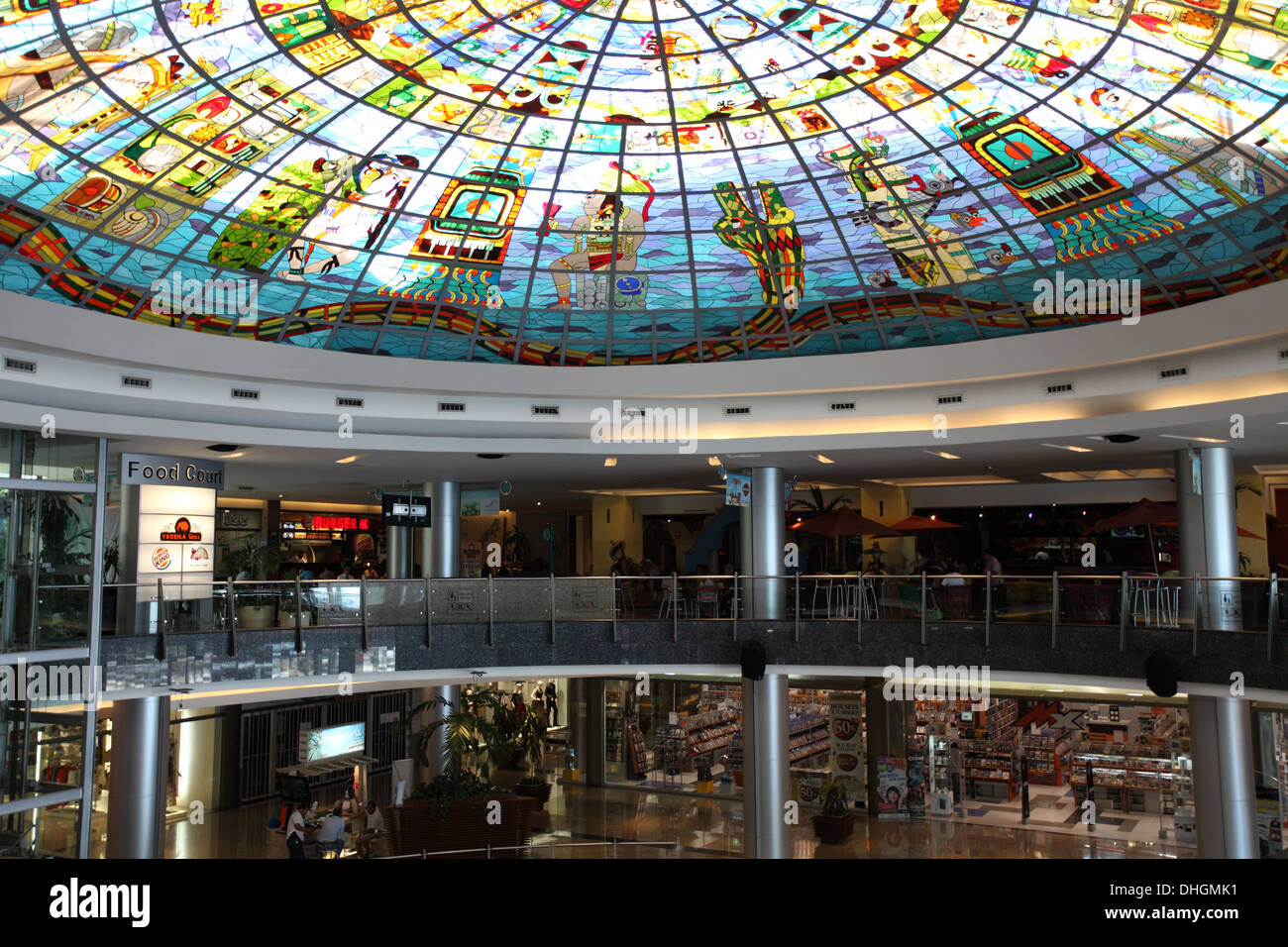 Inside Luxury Avenue shopping center situated on Boulevard Kukulkan ...