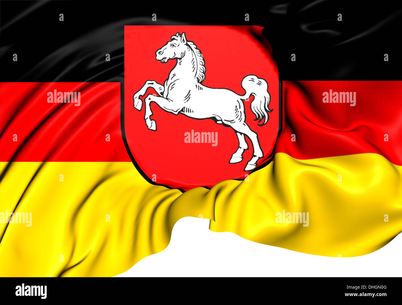 Saxony flag hi-res stock photography and images - Alamy