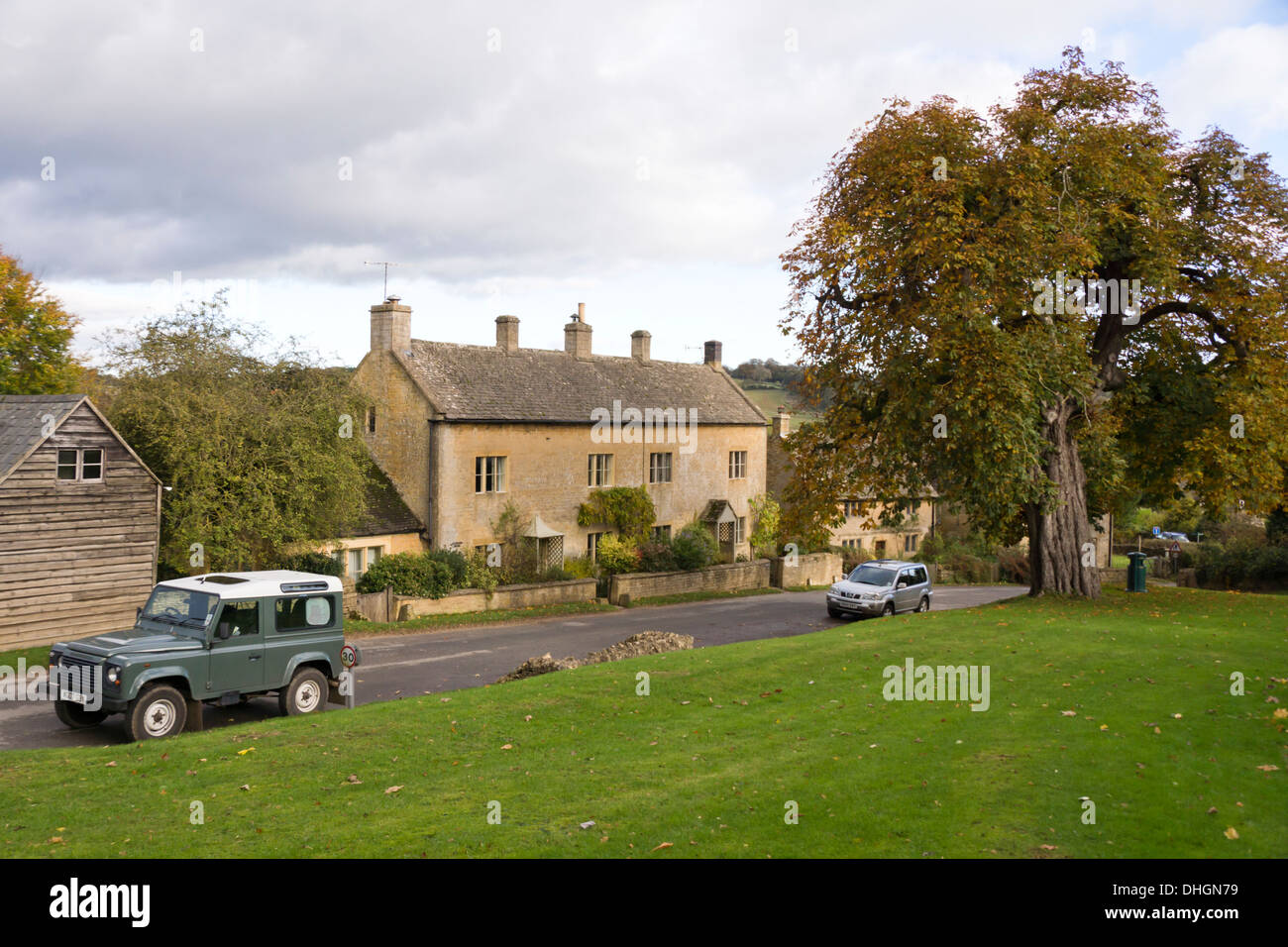 Guiting Power, a Cotswold village in Gloucestershire England UK Stock ...