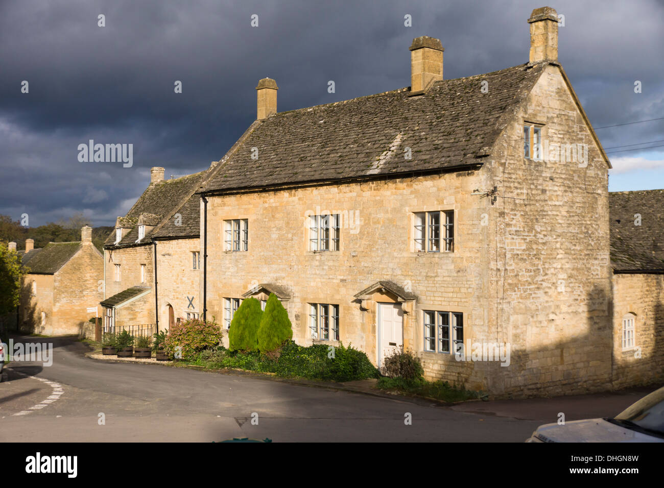 Guiting Power, a Cotswold village in Gloucestershire England UK Stock ...