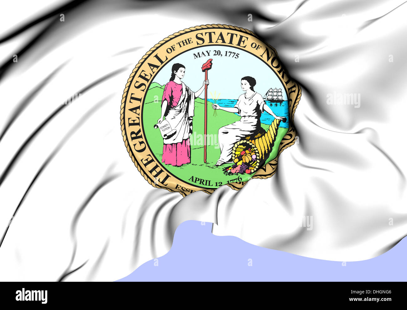 State Seal of North Carolina, USA. Close Up Stock Photo - Alamy