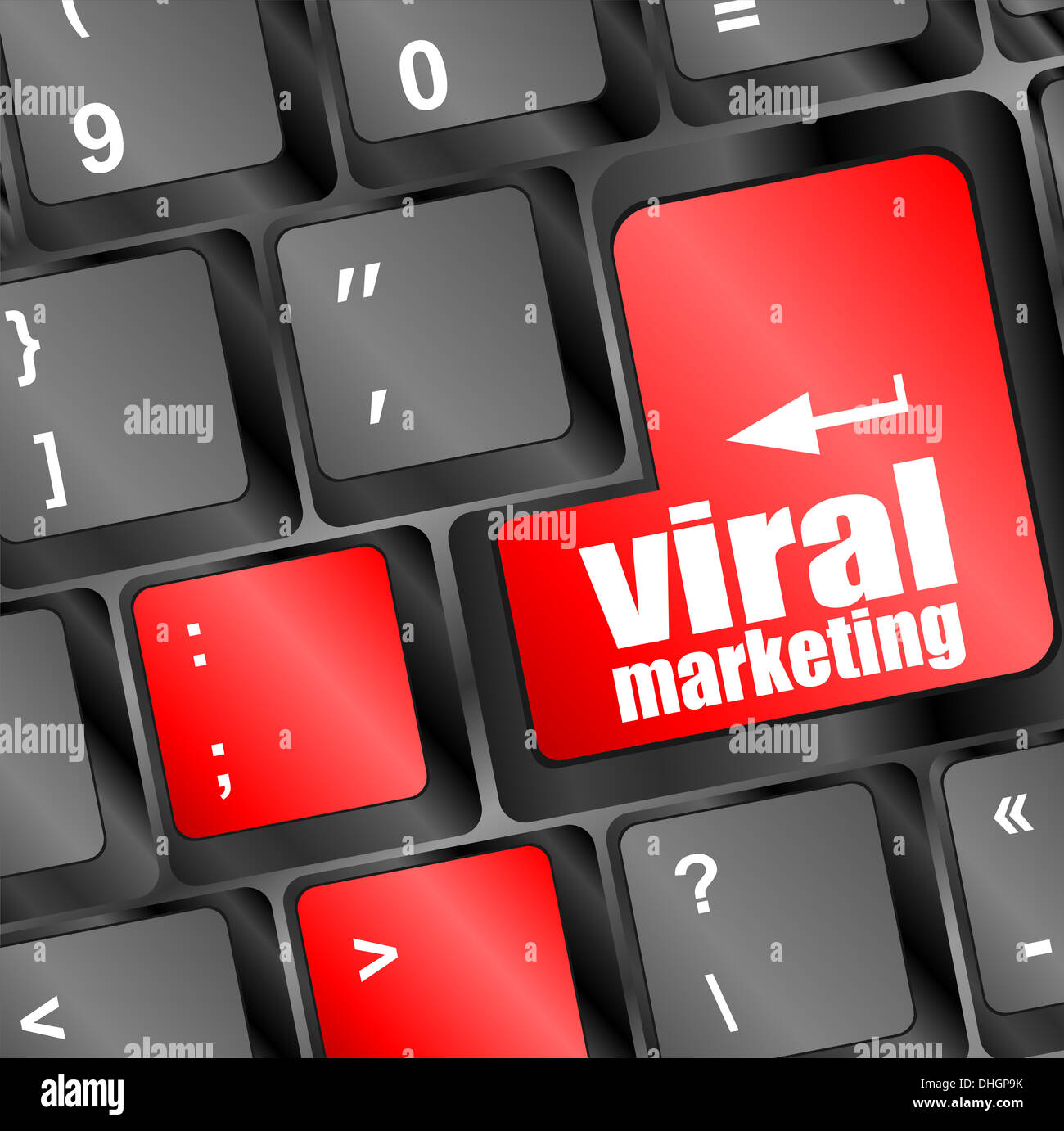 viral marketing word on computer keyboard key Stock Photo - Alamy