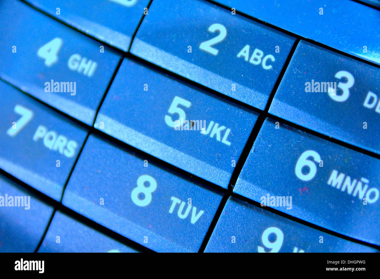 telephone keypad blue desktop Stock Photo - Alamy
