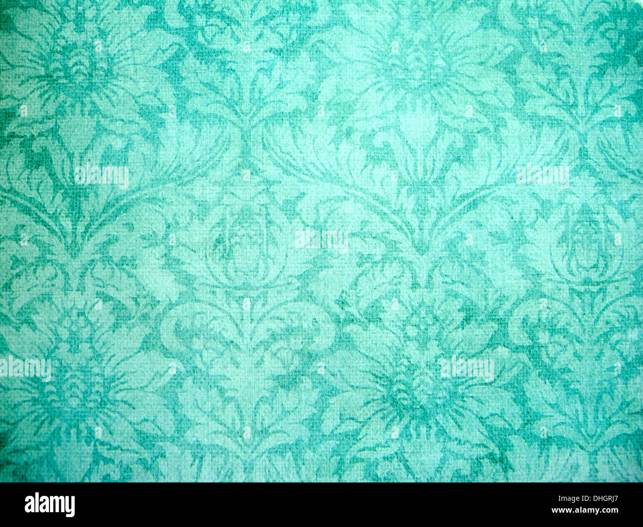 A Green Wallpaper Pattern Stock Photo - Alamy