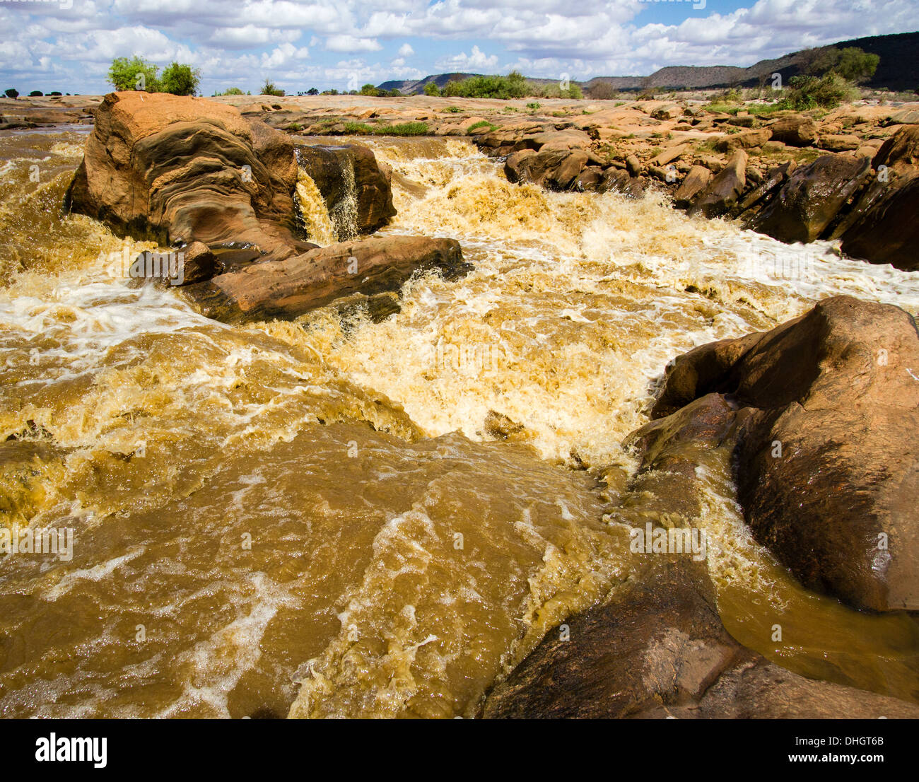 Kenya waterfall in tsavo hi-res stock photography and images - Alamy