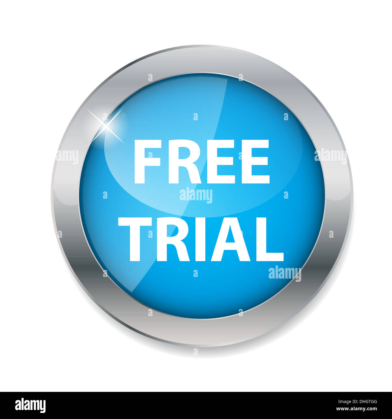 Free trial button vector illustration Stock Photo - Alamy