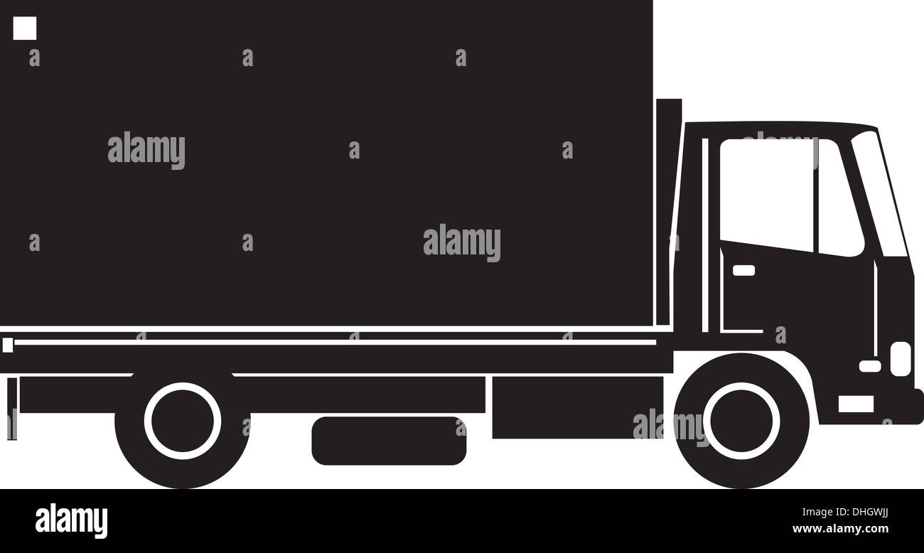 Lorry side view hi-res stock photography and images - Alamy