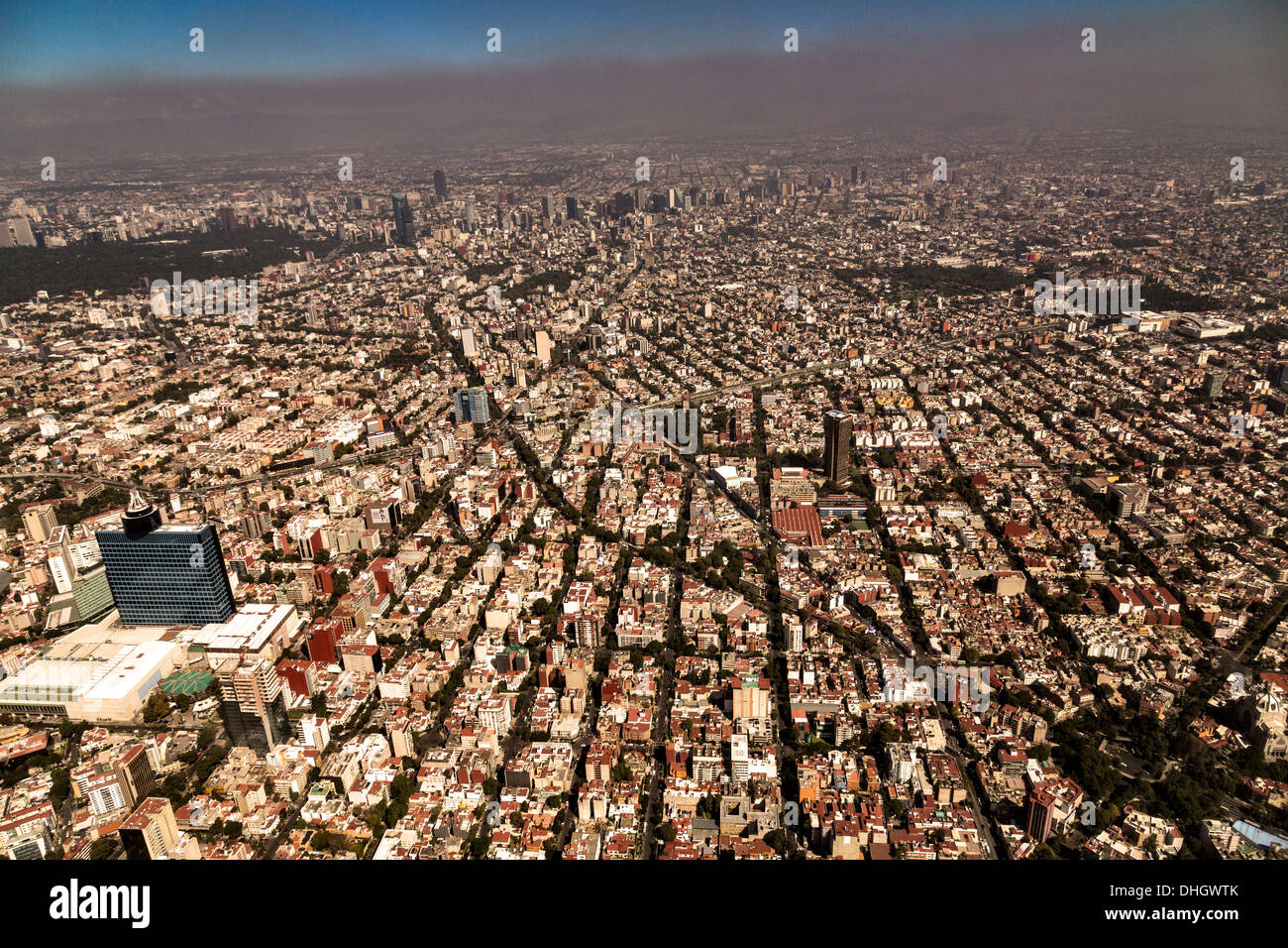 Mexico city aerial view hi-res stock photography and images - Alamy
