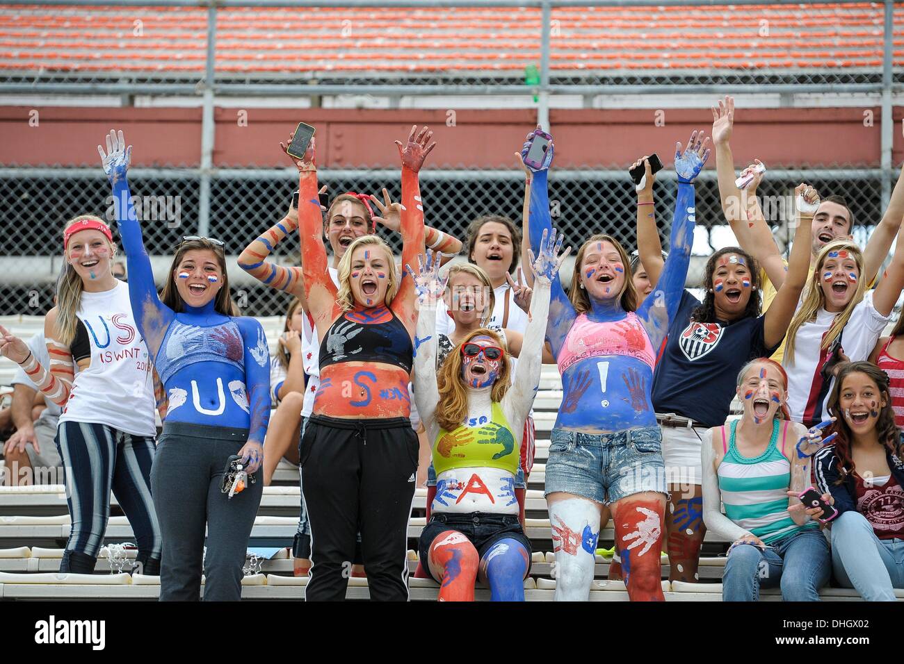 - Orlando, FL, USA: U, . 10th Nov, 2013. S. fans before the start of ...