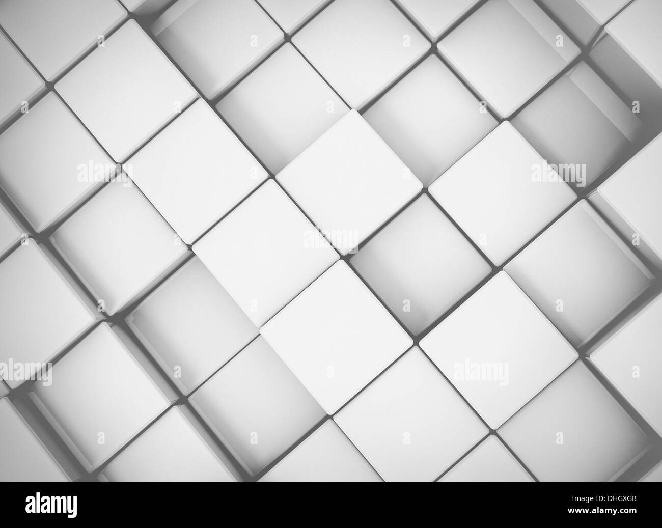 Abstract digital cubes 3D background Stock Photo - Alamy