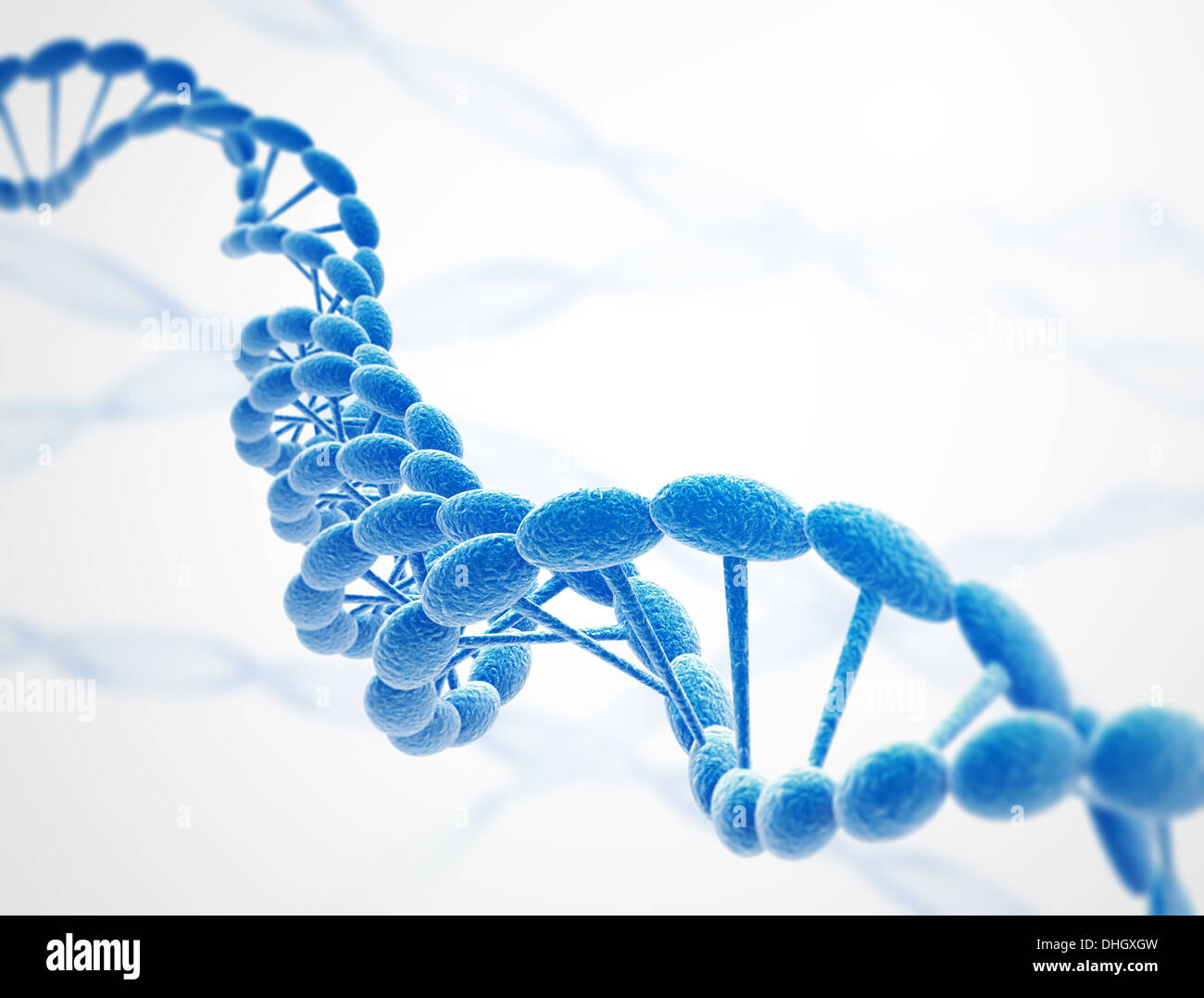 Dna close up. High detailed Stock Photo - Alamy