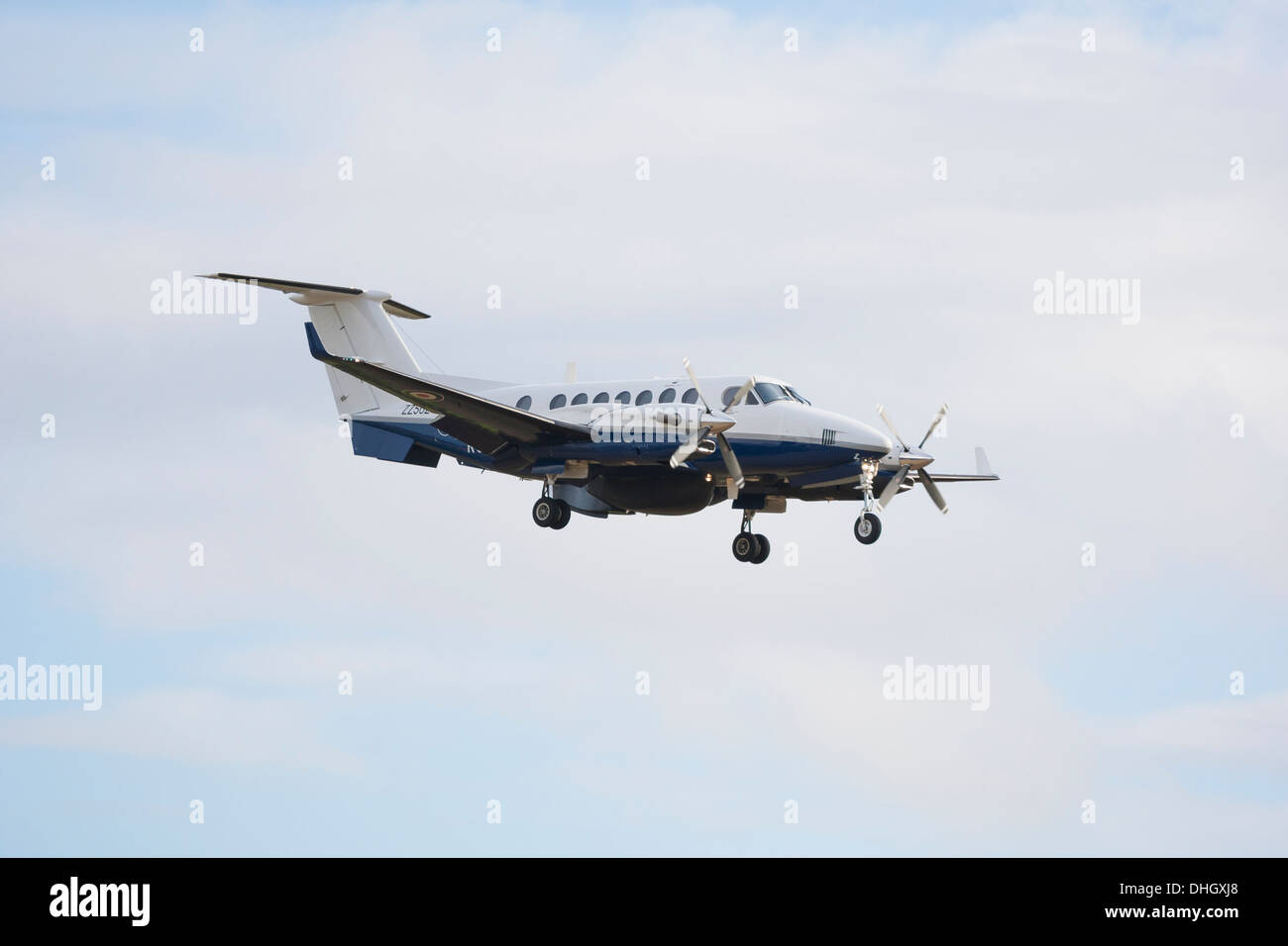 Navy Jetstream aircraft on landing approach Stock Photo - Alamy