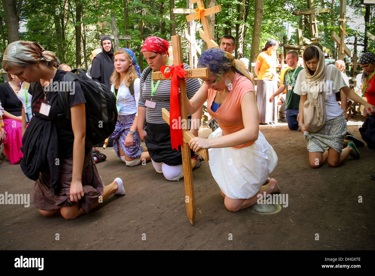 Christian Orthodox Pilgrimages at the Holy mount of Grabarka in Poland ...
