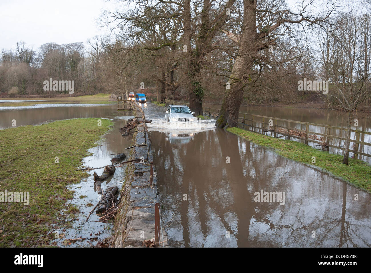 Car driving through deep hi-res stock photography and images - Alamy