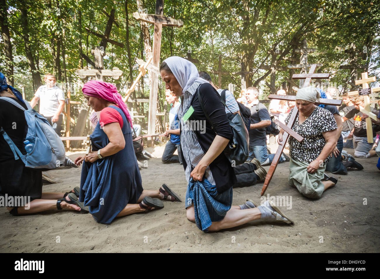 Christian Orthodox Pilgrimages at the Holy mount of Grabarka in Poland ...