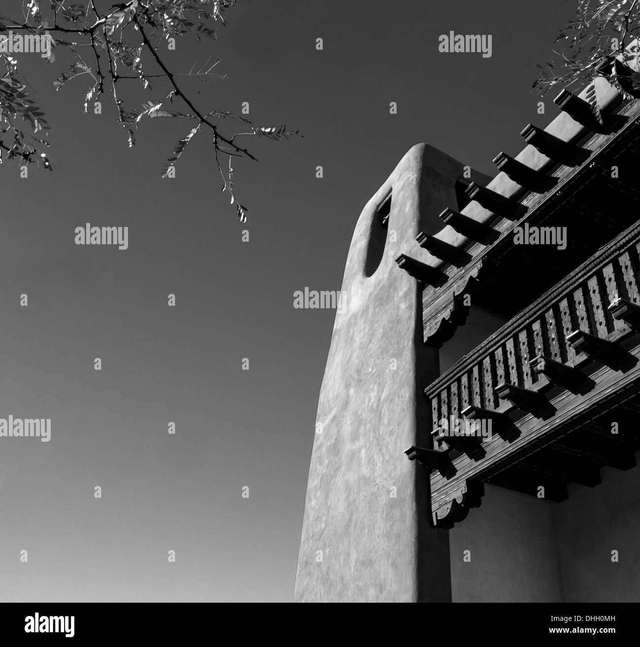 The santa fe Black and White Stock Photos & Images - Alamy