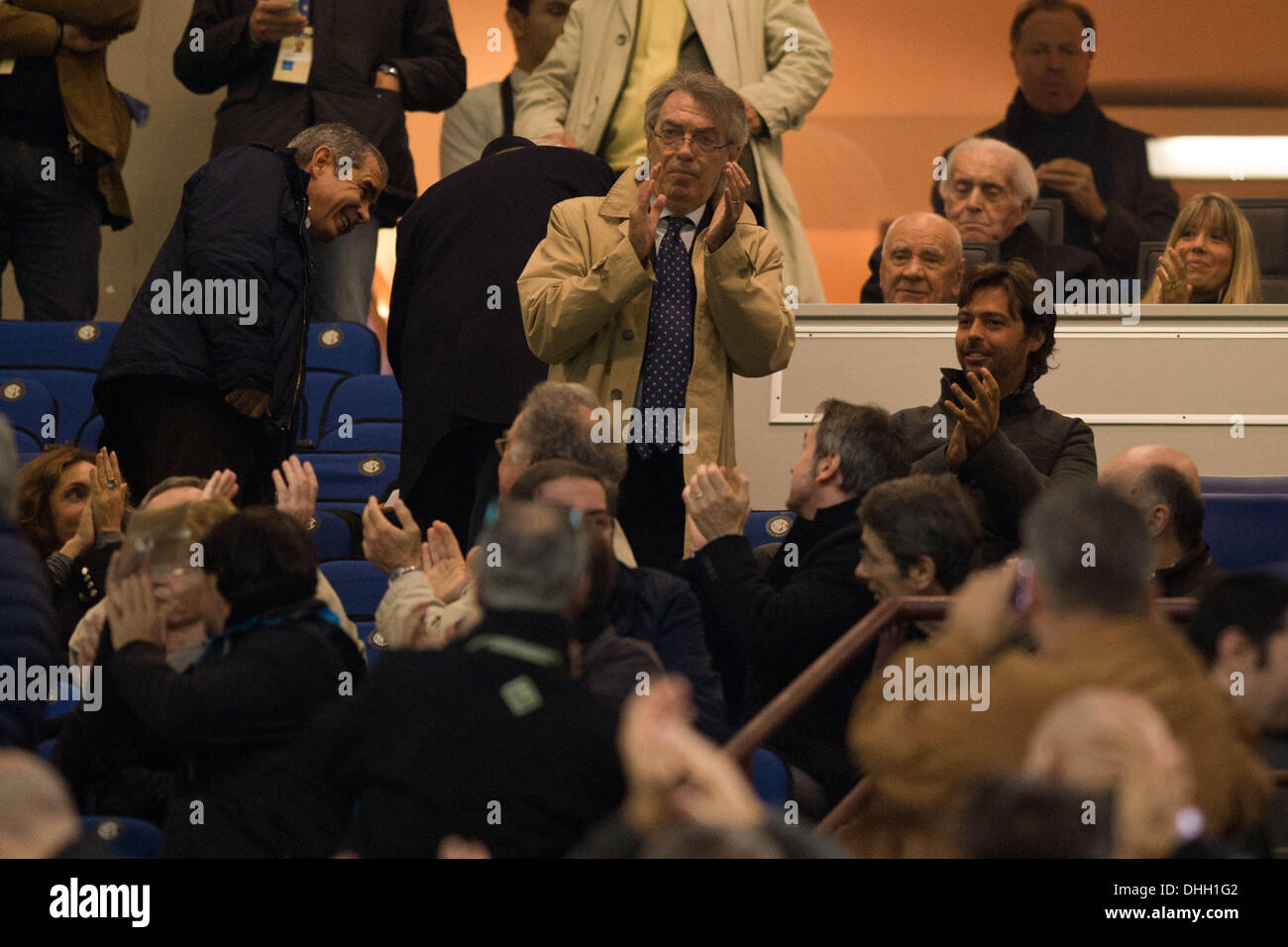 Milan, Italy. 9th Nov, 2013. Massimo Moratti (Inter) Football / Soccer ...