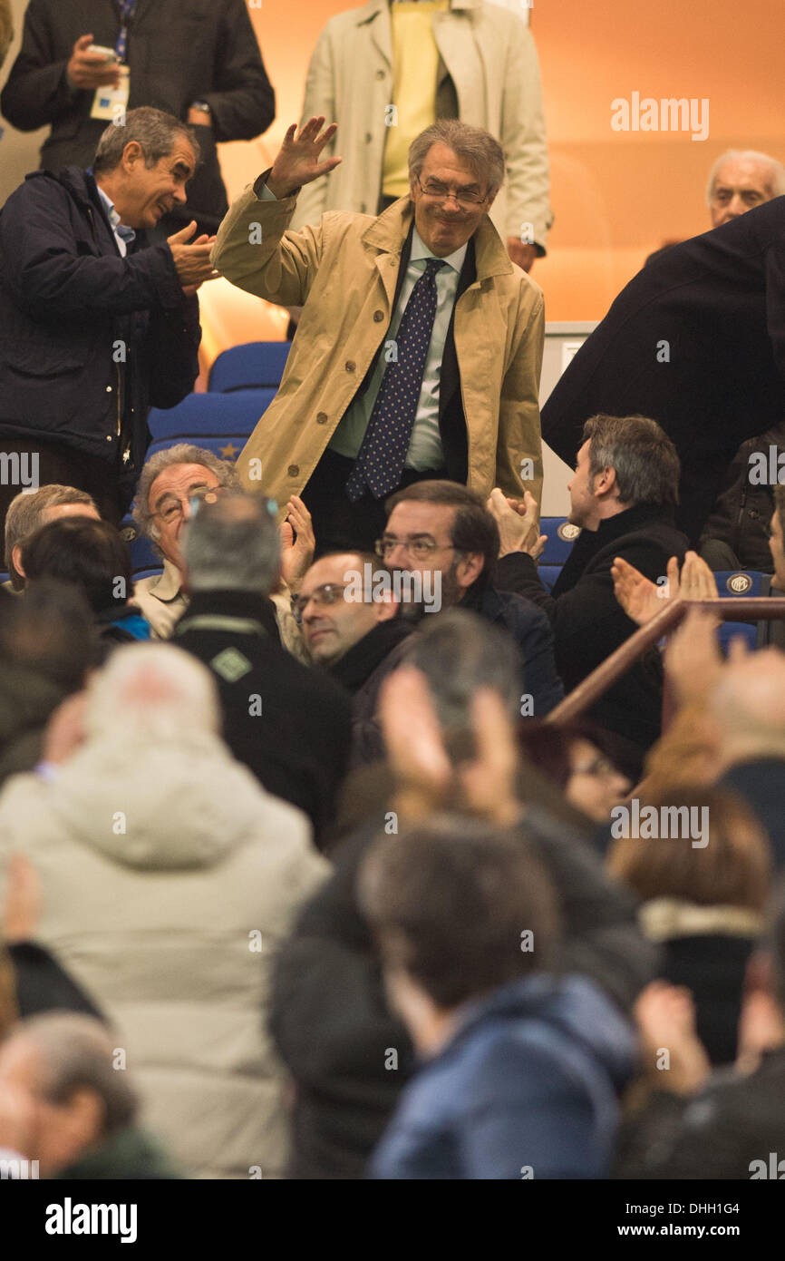 Milan, Italy. 9th Nov, 2013. Massimo Moratti (Inter) Football / Soccer ...