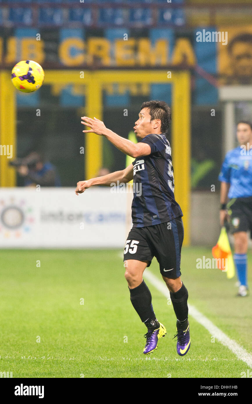 Milan, Italy. 9th Nov, 2013. Yuto Nagatomo (Inter) Football / Soccer ...