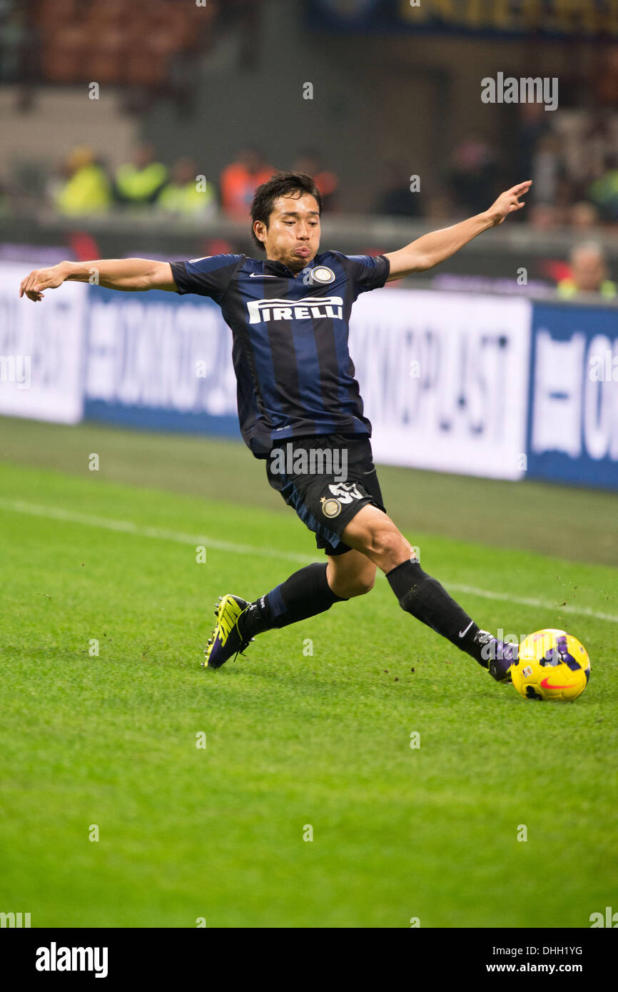 Milan, Italy. 9th Nov, 2013. Yuto Nagatomo (Inter) Football / Soccer ...