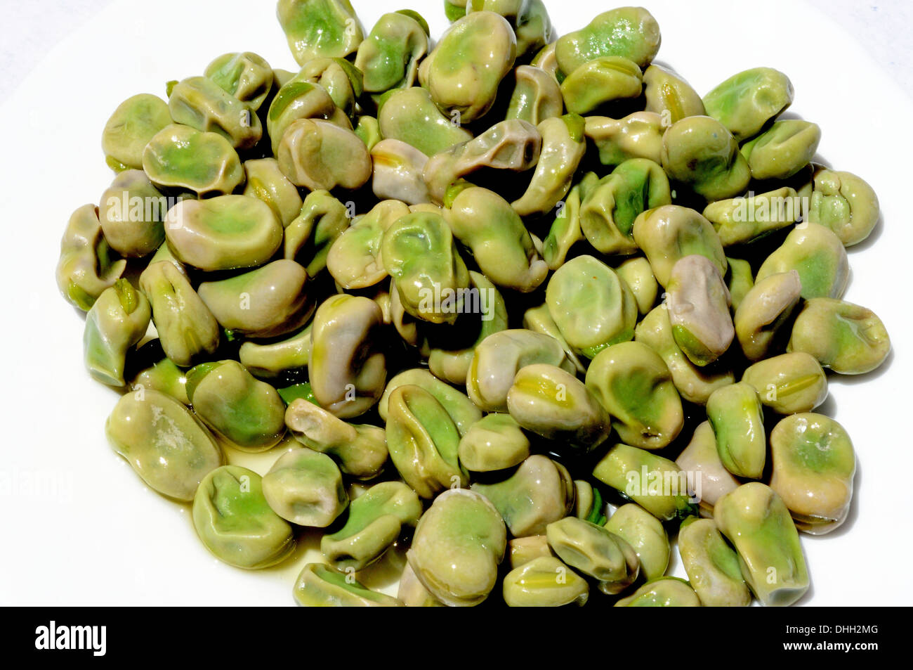 Tapas - Broad beans in olive oil, Costa del Sol, Malaga Province ...