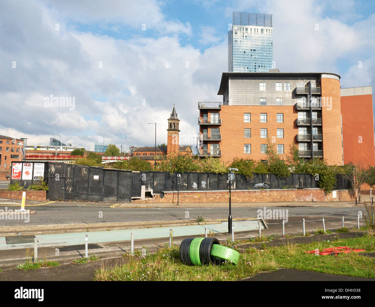 Manchester skyline deansgate hi-res stock photography and images - Alamy