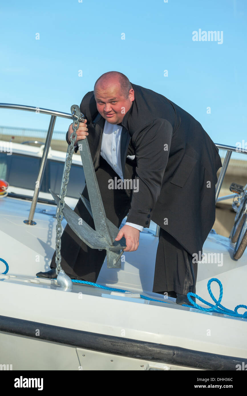 Man Lifting Anchor High Resolution Stock Photography and Images - Alamy