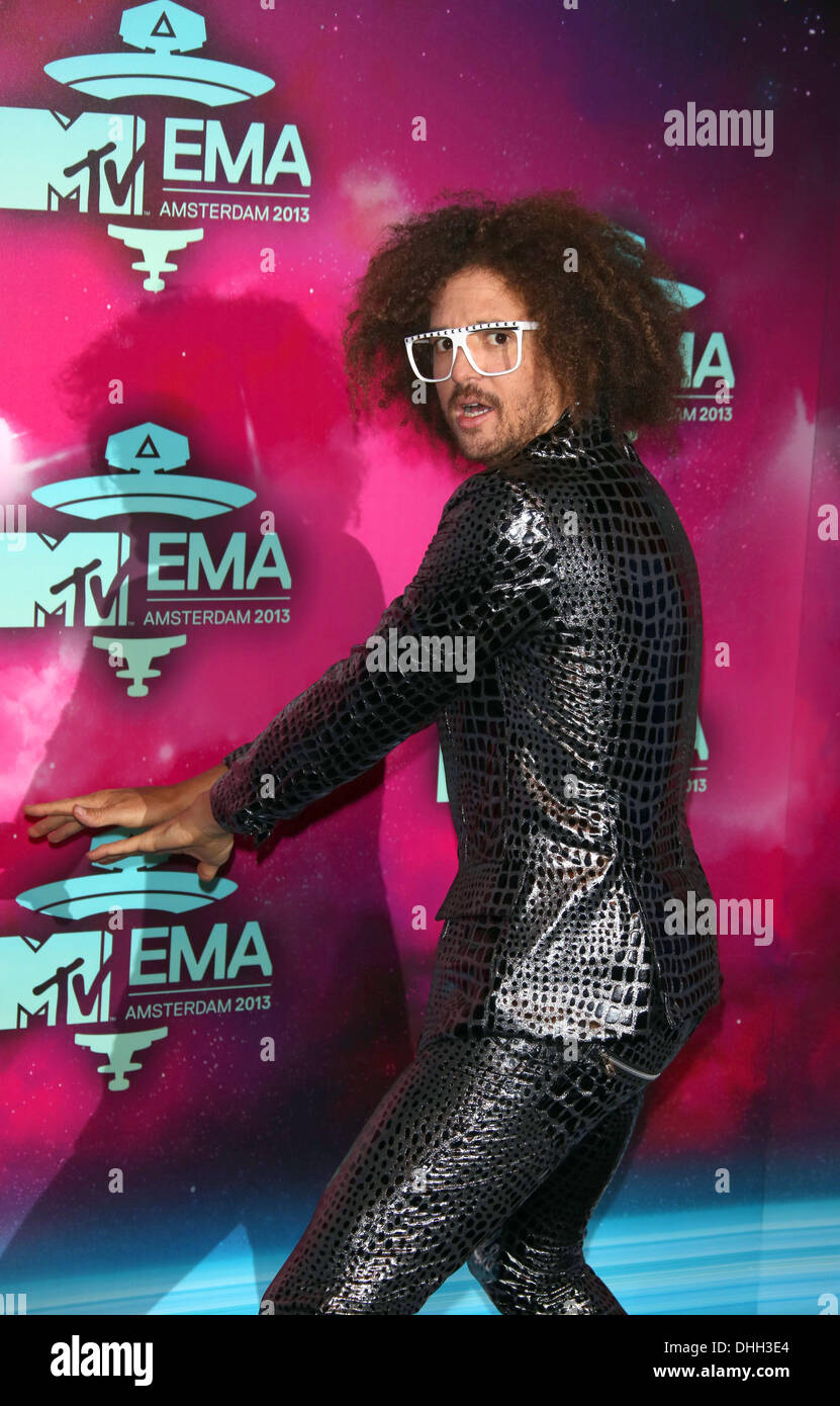 Stefan Kendal Gordy, aka LMFAO-rapper Redfoo, arrives at the MTV Europe ...