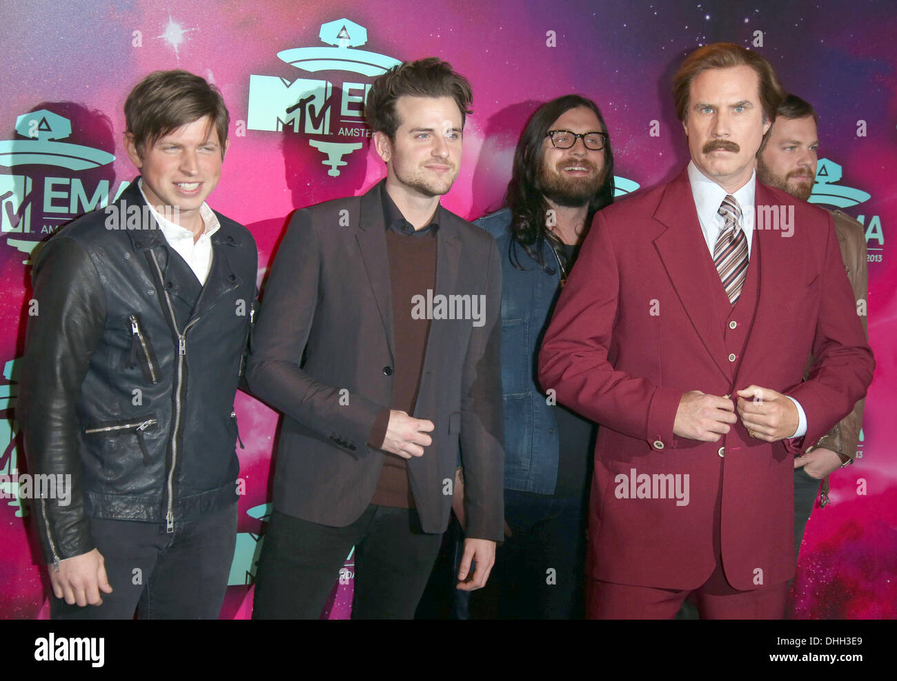 Jared followill and caleb followill of kings of leon hi-res stock ...