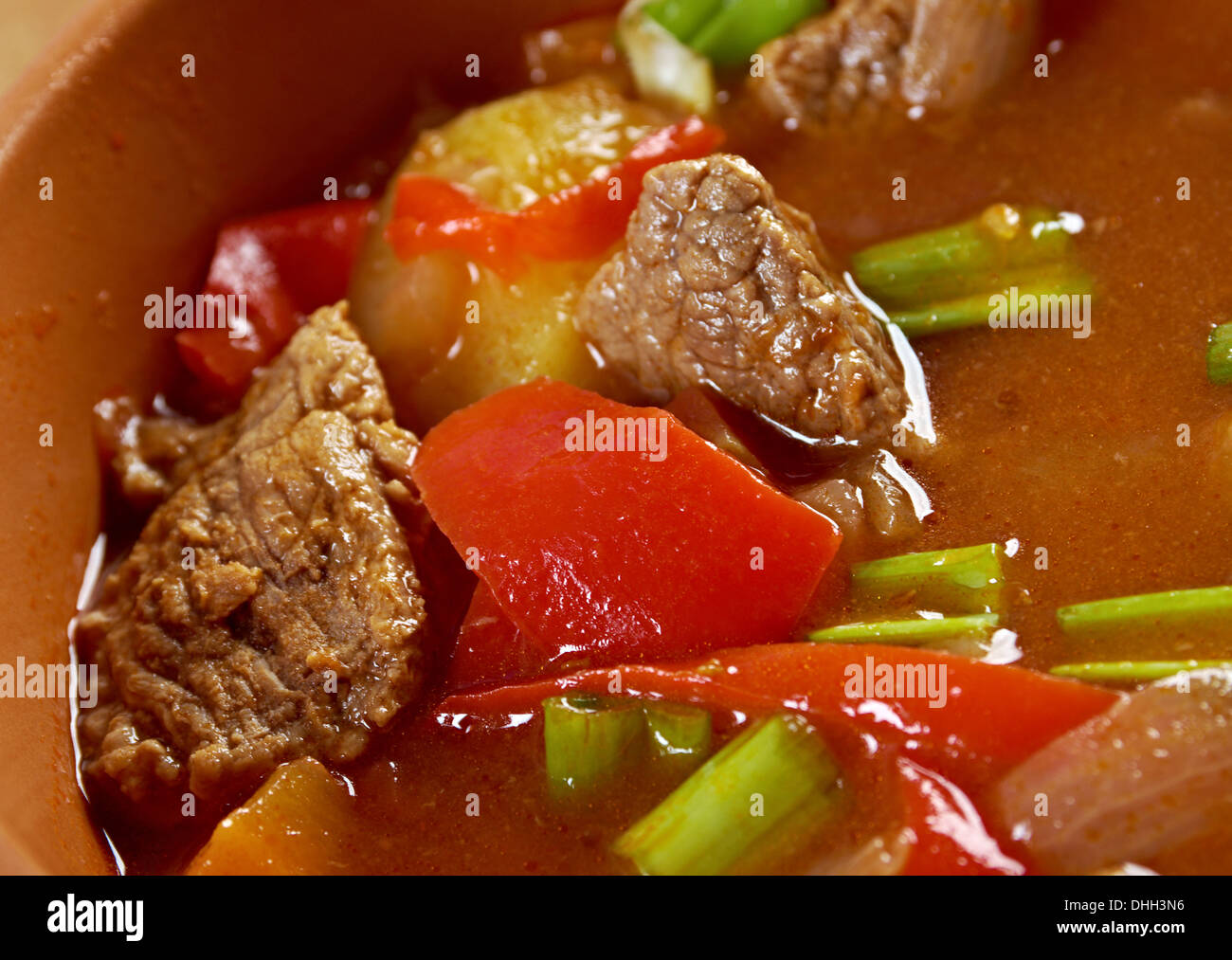 Traditional Bulgarian soup chorba Stock Photo - Alamy