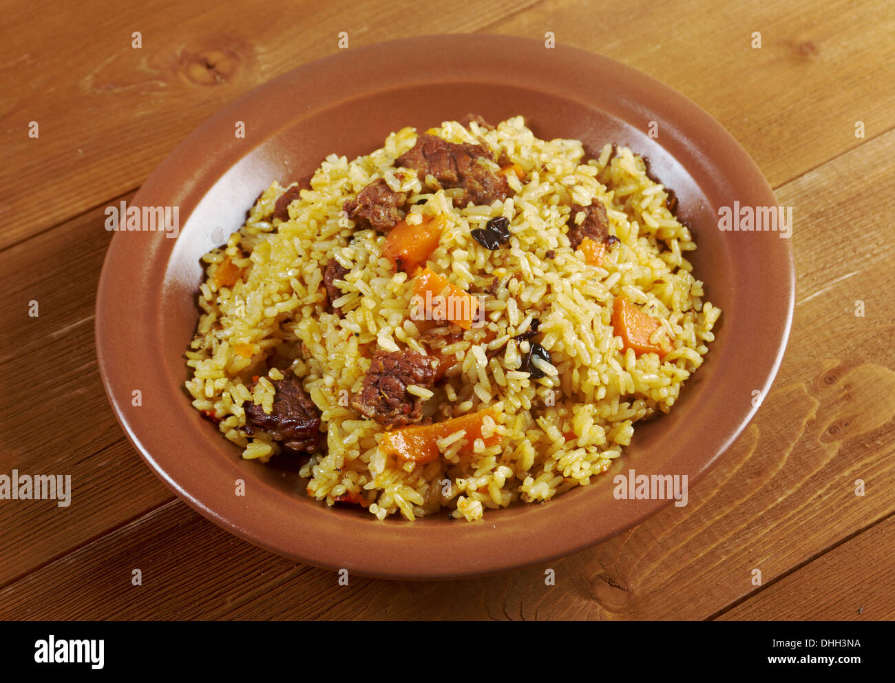 Traditional oriental pilaf Stock Photo - Alamy