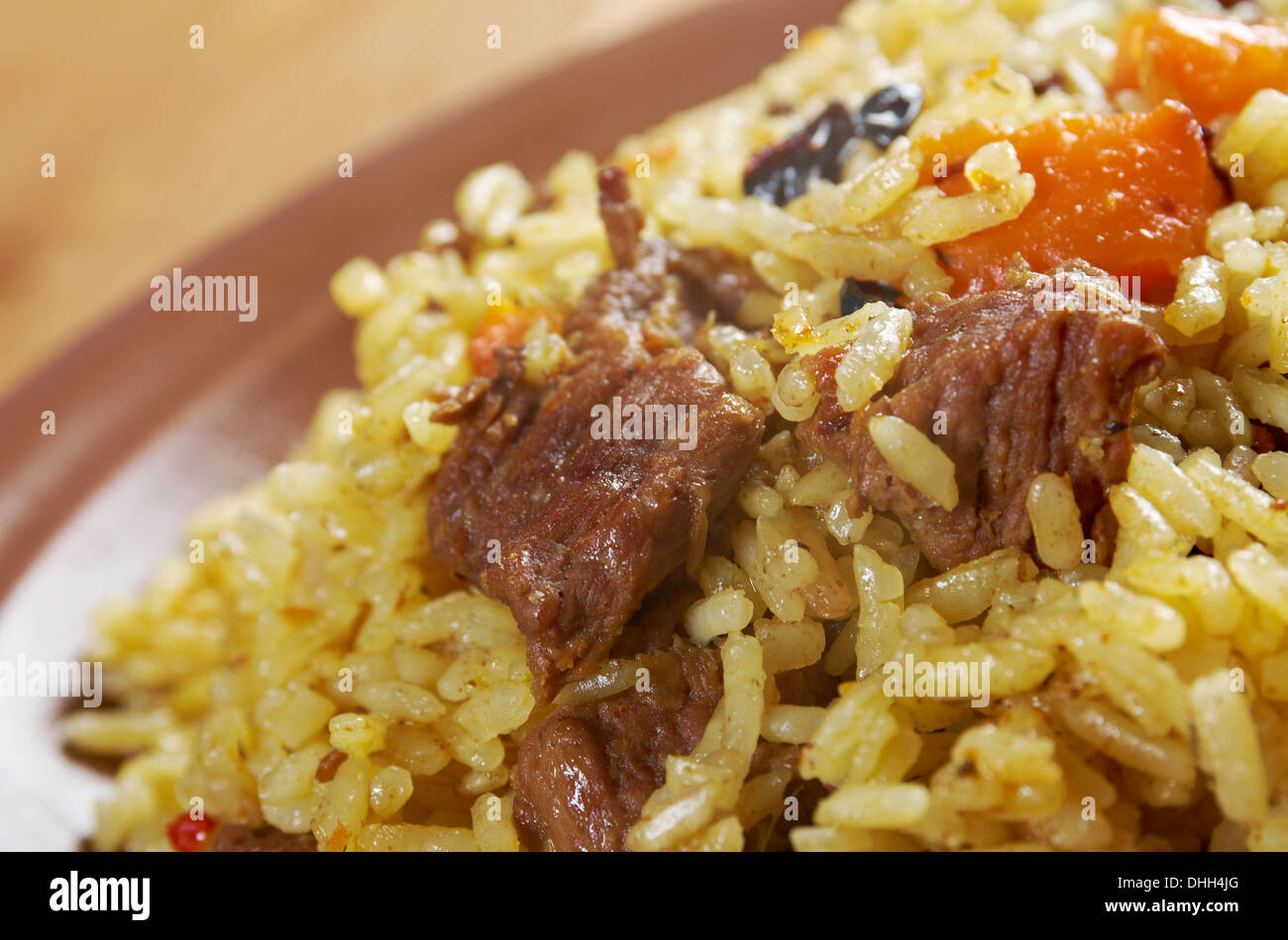 Traditional oriental pilaf Stock Photo - Alamy