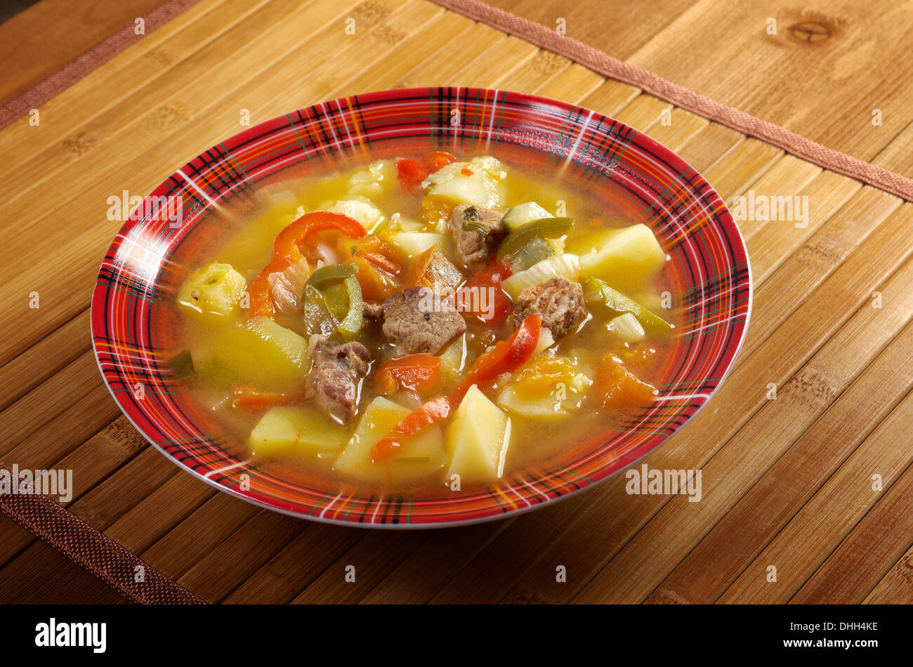 beef soup Lecho Stock Photo - Alamy