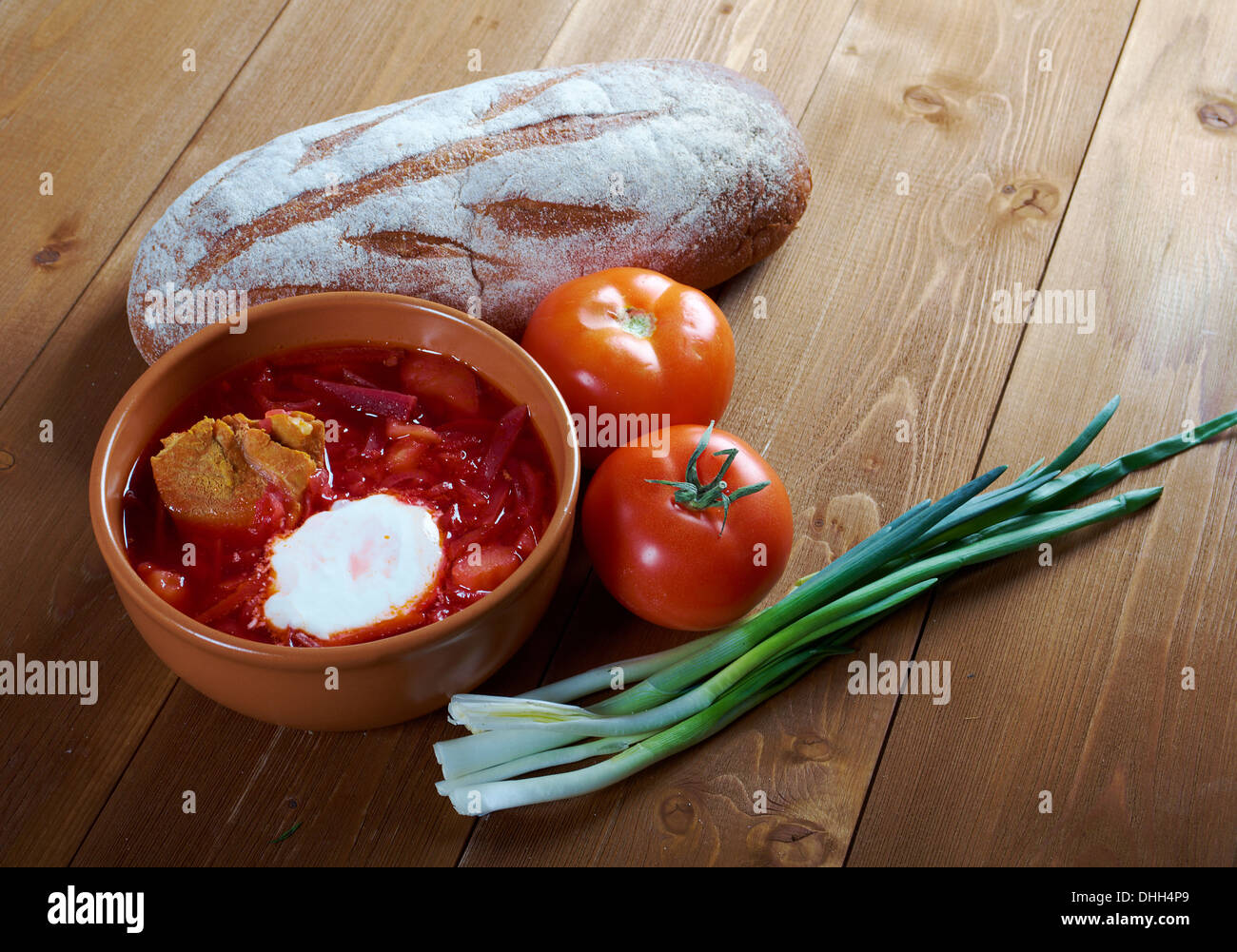 red-beet soup (borscht Stock Photo - Alamy