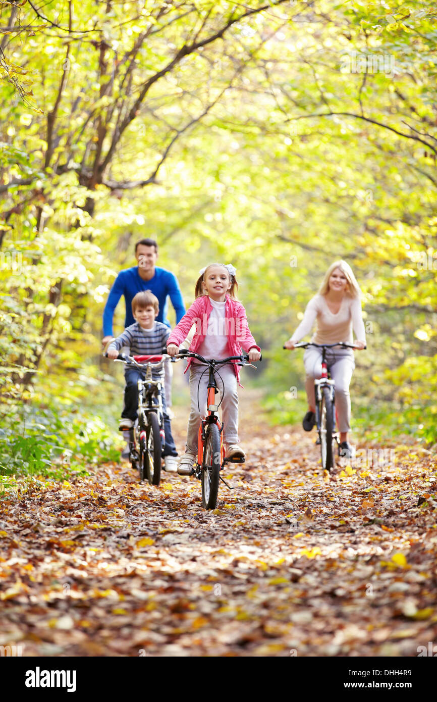 Riding on bicycles Stock Photo - Alamy