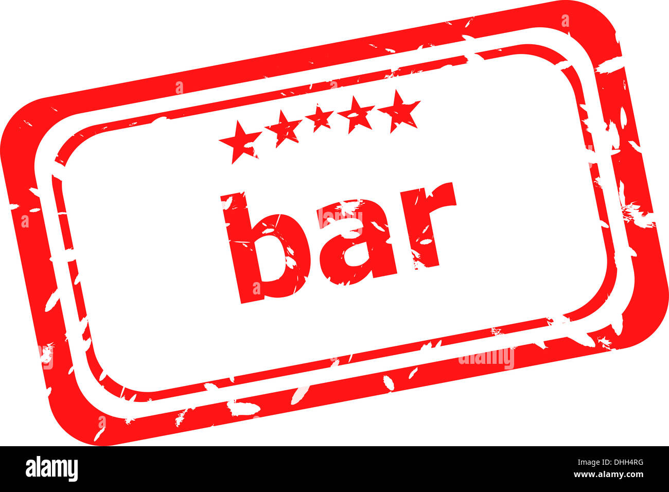bar word on red rubber grunge stamp Stock Photo - Alamy