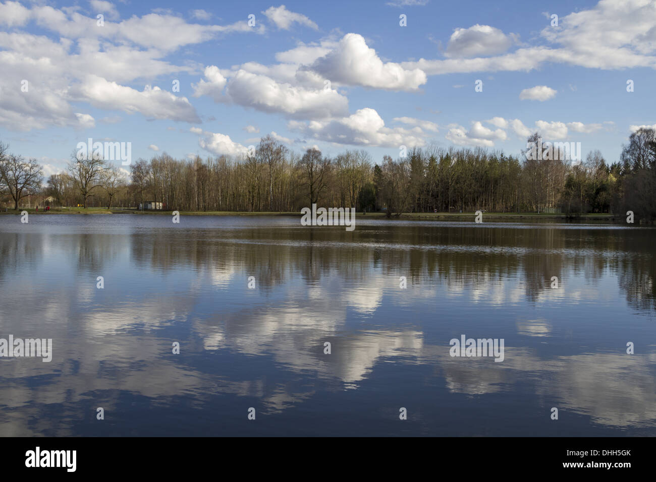 clouds in water Stock Photo - Alamy