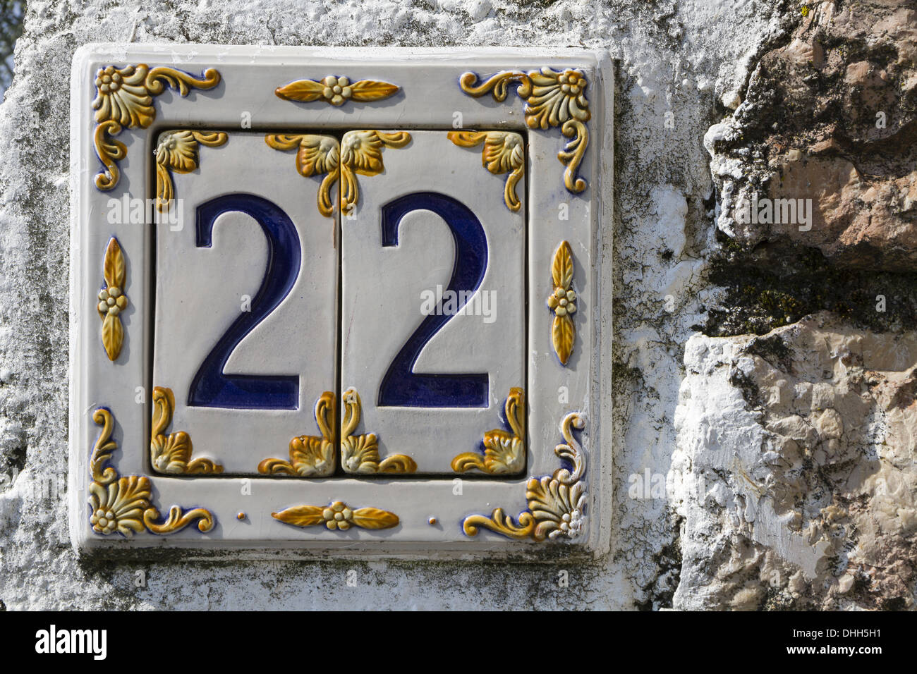 House numbering plate hi-res stock photography and images - Alamy