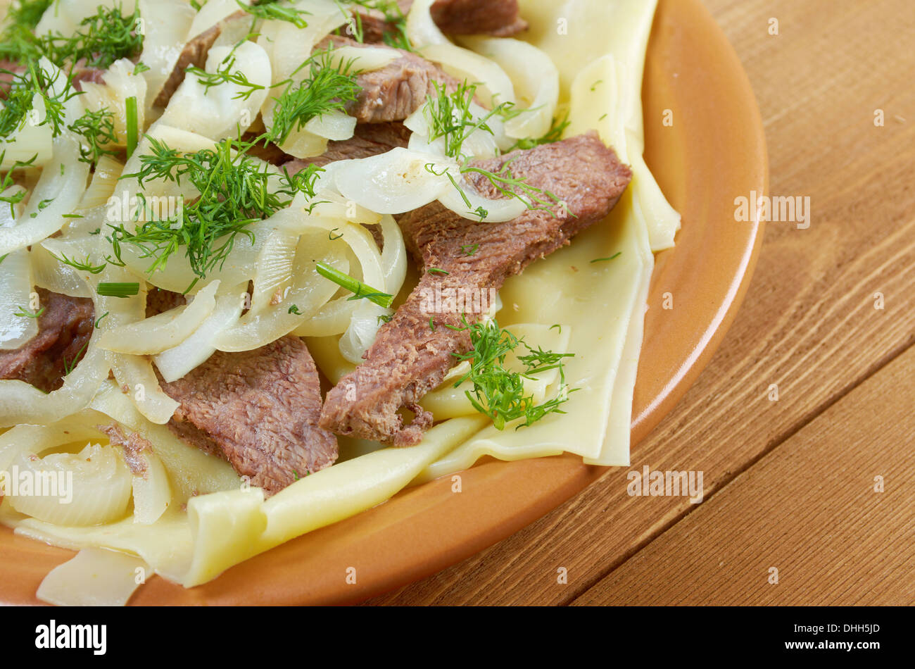 Beshbarmak dish hi-res stock photography and images - Alamy
