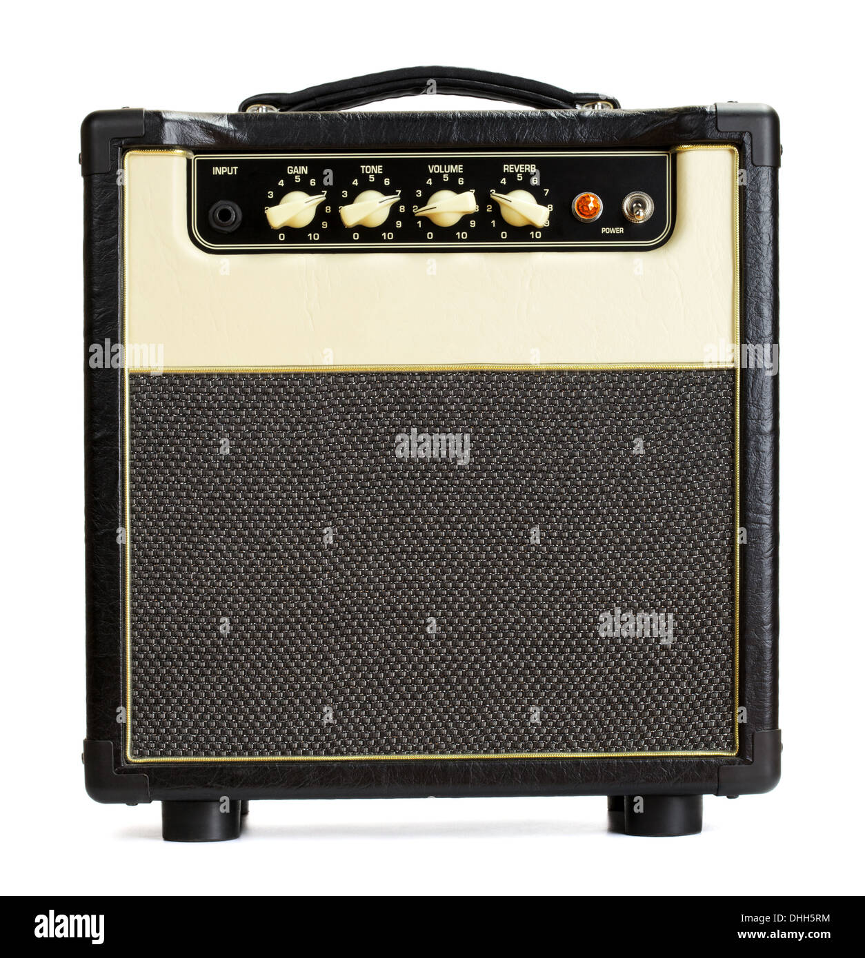 Vintage Guitar Amplifier Stock Photo - Alamy