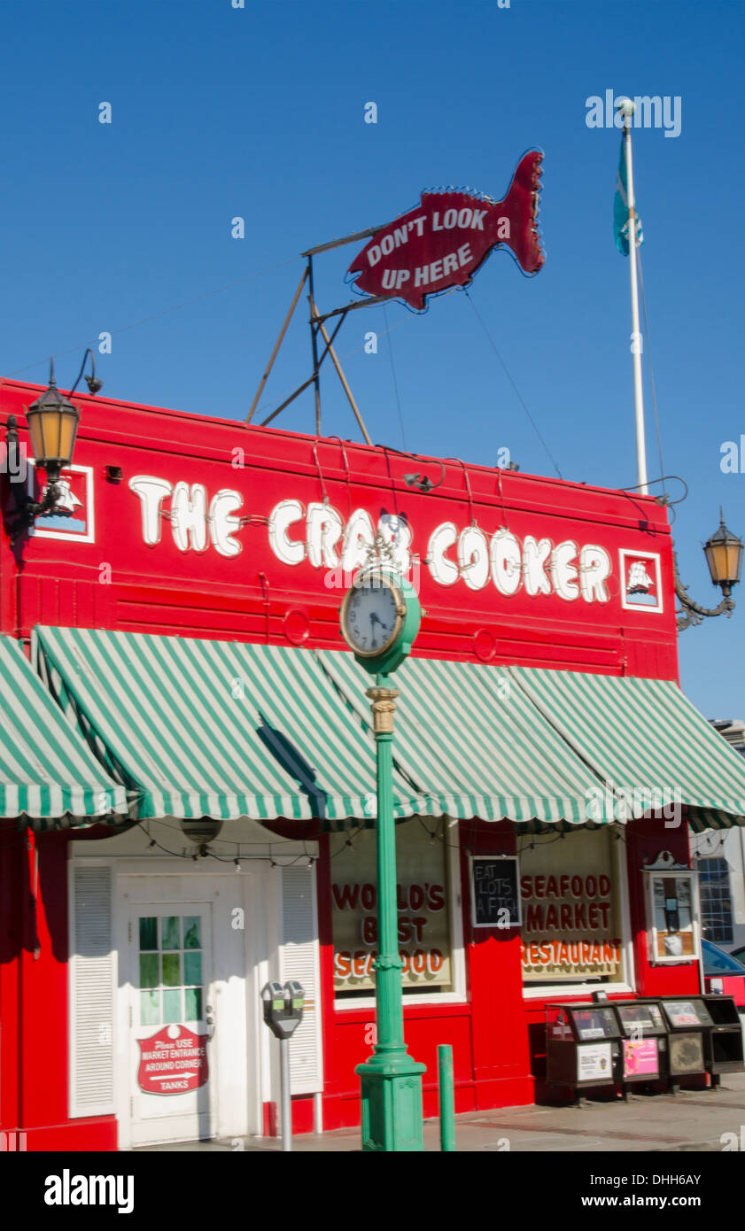 Newport Beach California CA famous restaurant called The Crab Cooker ...