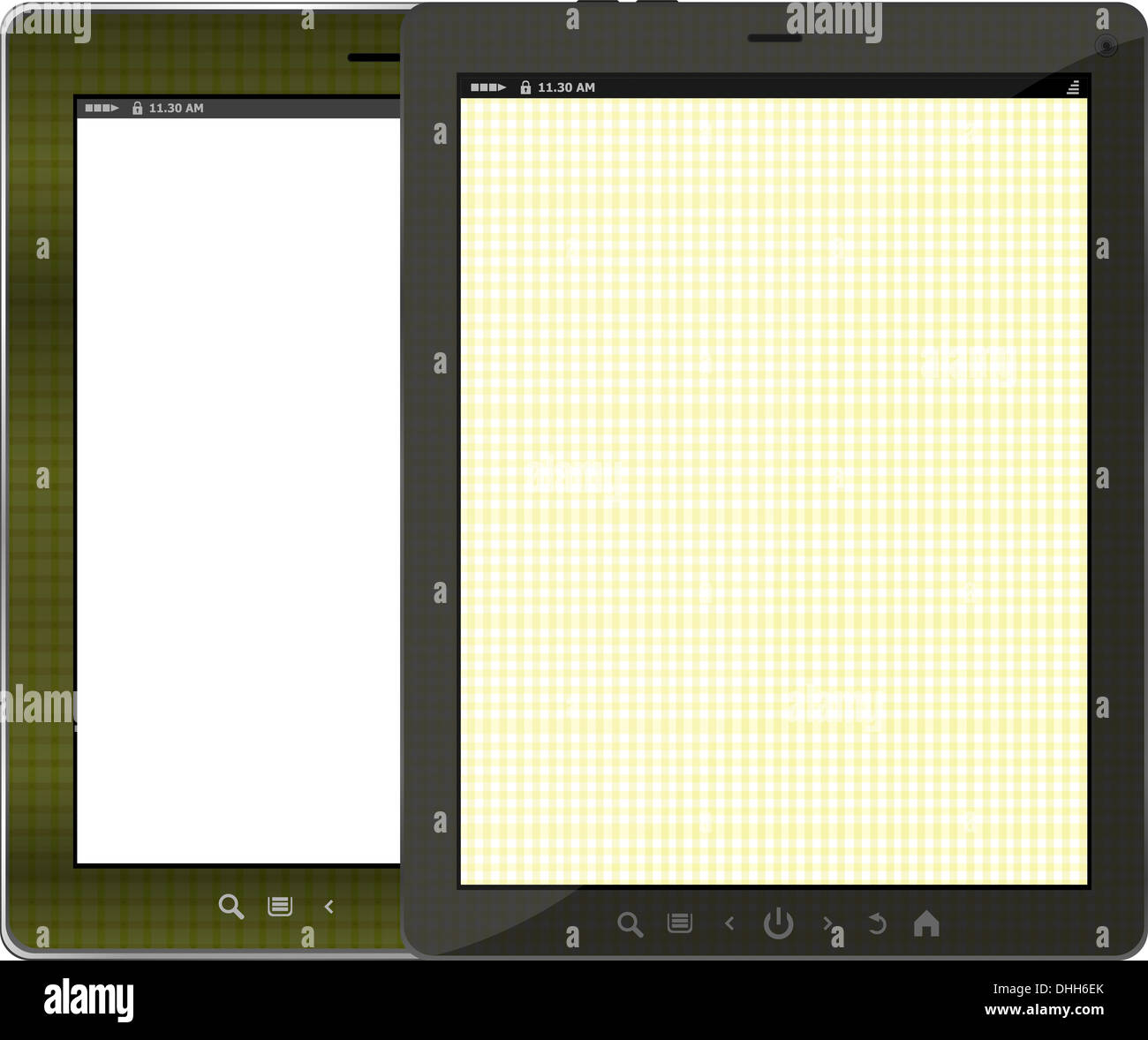 Touchscreen tablet set Stock Photo - Alamy